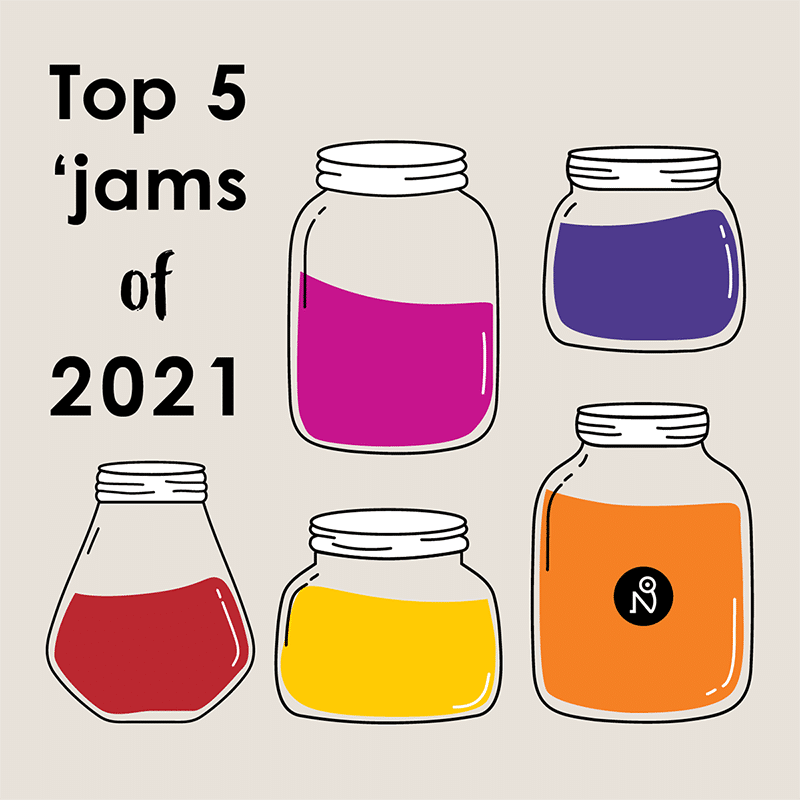 Top 5 'jams for 2021 (and a chance for a free book) - Noigroup
