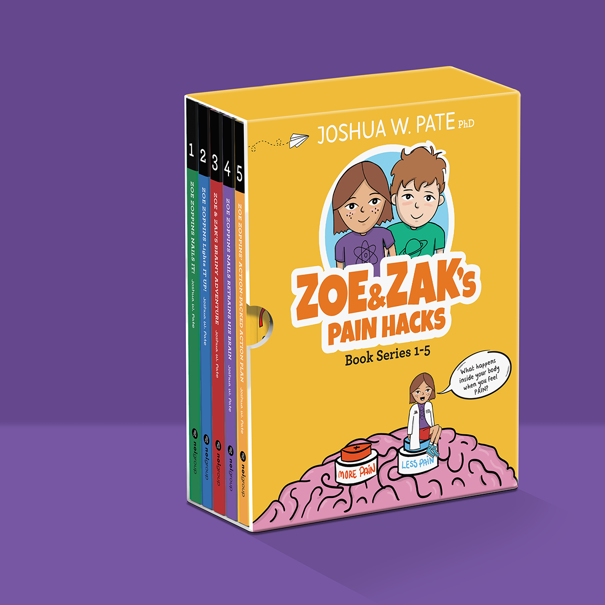 Zoe and Zak's Pain Hacks Book Series 1-5 - Noigroup