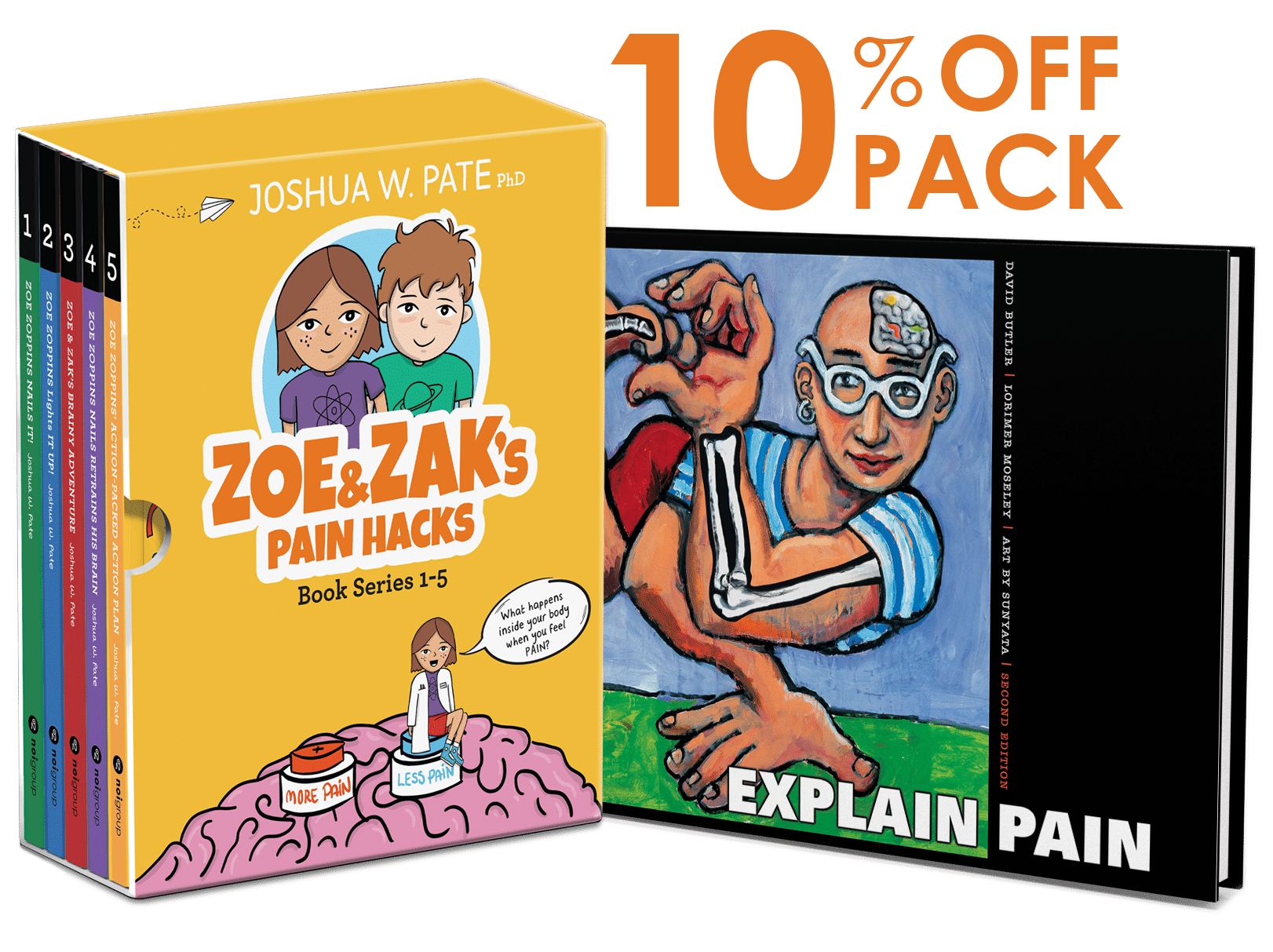 Explain Pain & Zoe and Zak's Pain Hacks Bundle - Noigroup